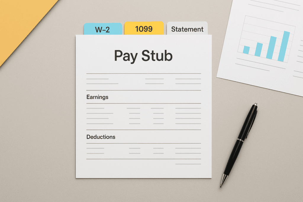 Proof of Income Documents: Legal Formatting Guide